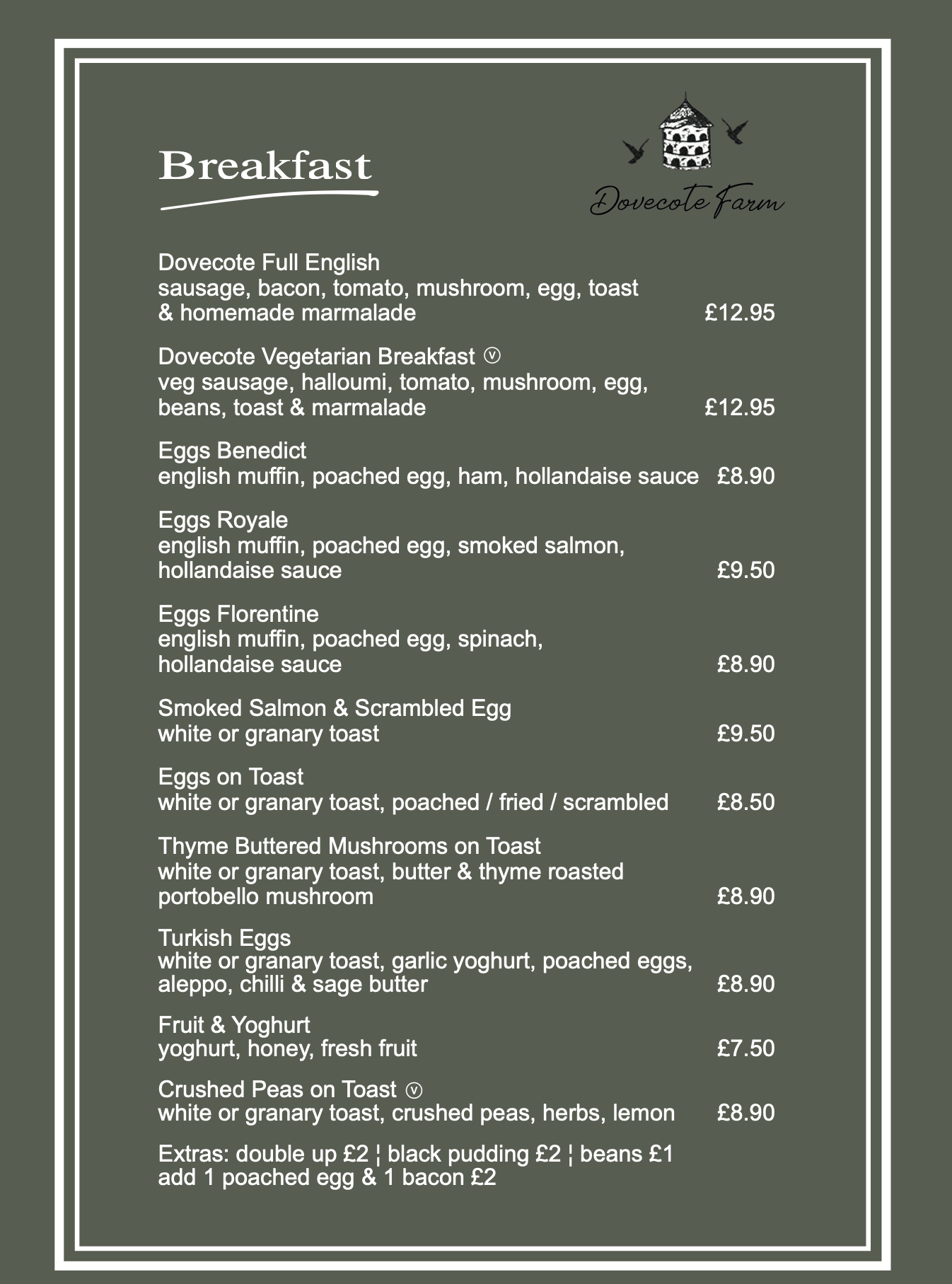 Restaurant - Dovecote Farm